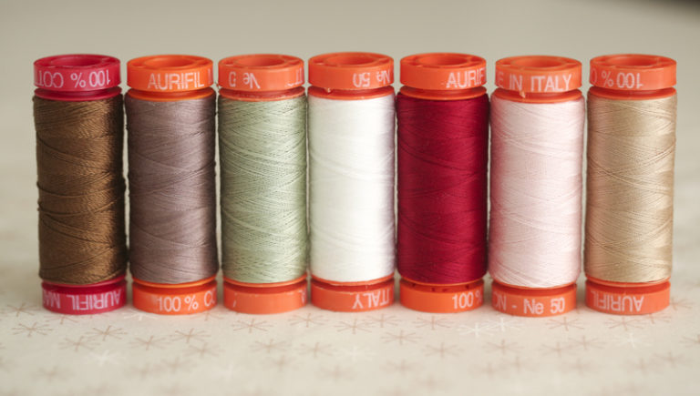The making of an aurifil thread kit – Bunny Tales